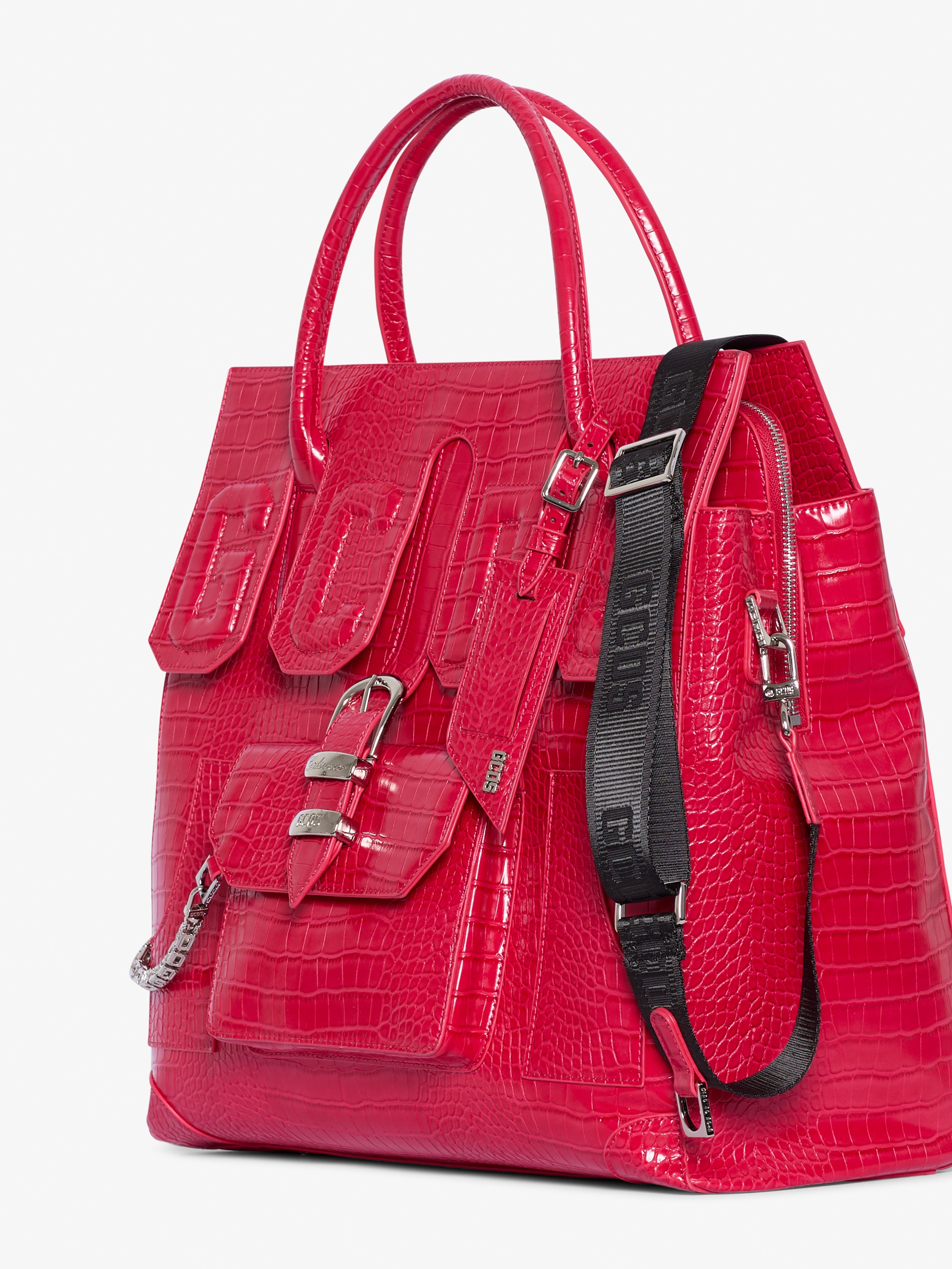 RED CROC GCDS MAN BAG Red | GCDS Official Website